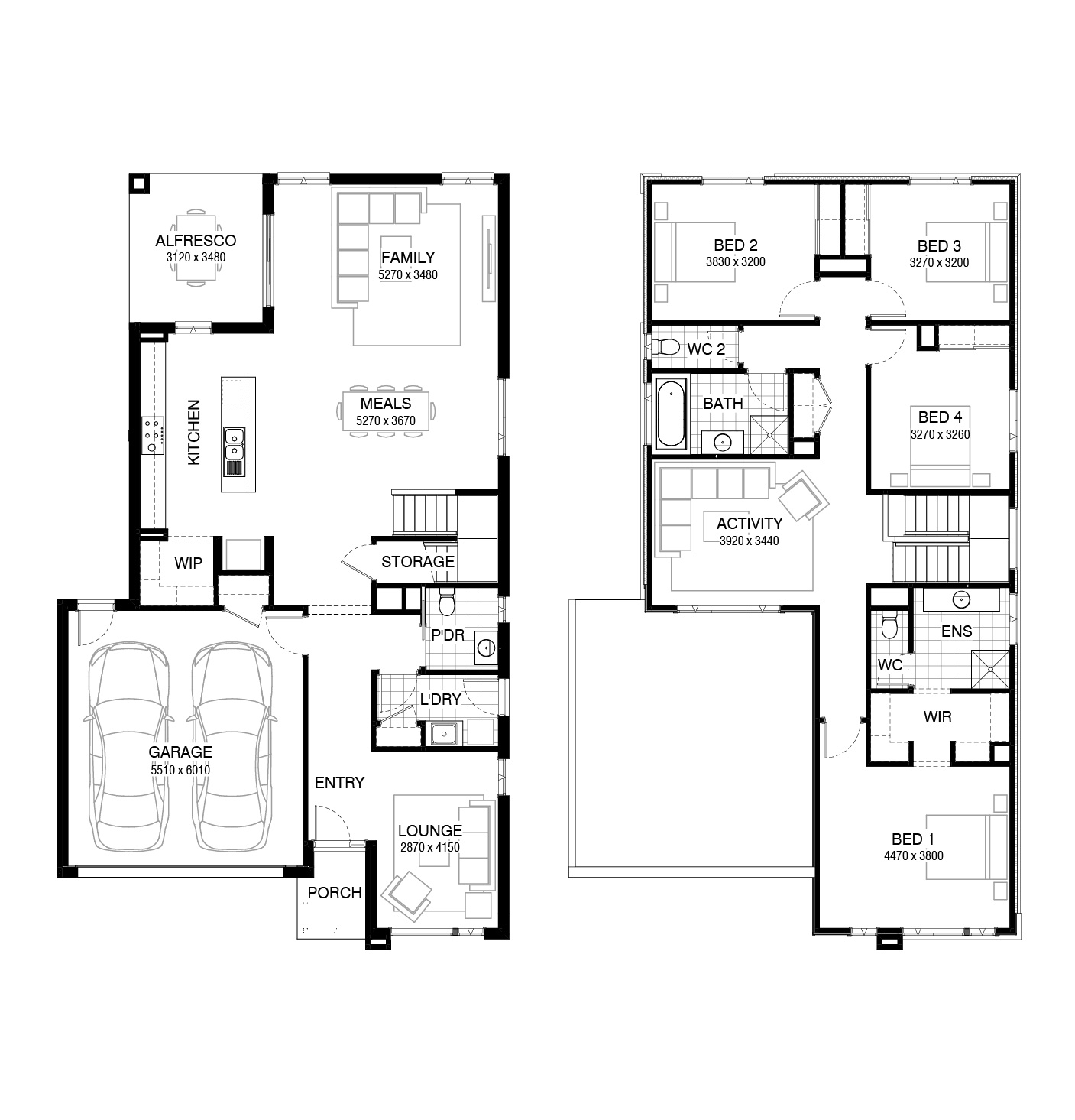 New Home Designs VIC | Grandview 30 New Home Design | Burbank
