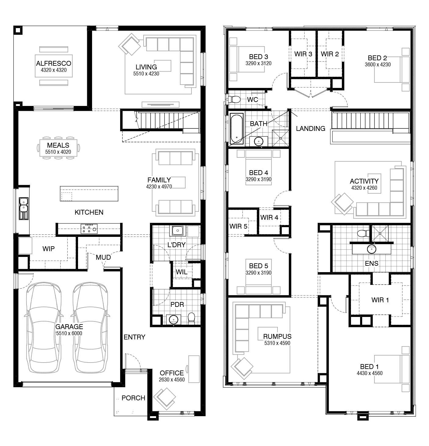 Fraser Rise VIC House & Land Package $902,496* | Burbank Keystone 44 ...