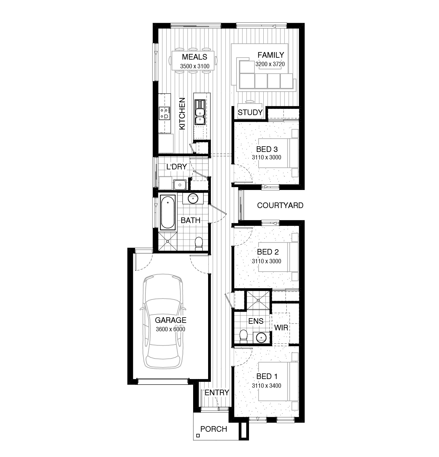 New Home Designs VIC | Chambers 138 New Home Design | Burbank